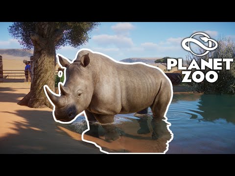 Speed Build: Creando un santuario de Rinoceronte Blanco en Planet Zoo Tutorial - YouTube