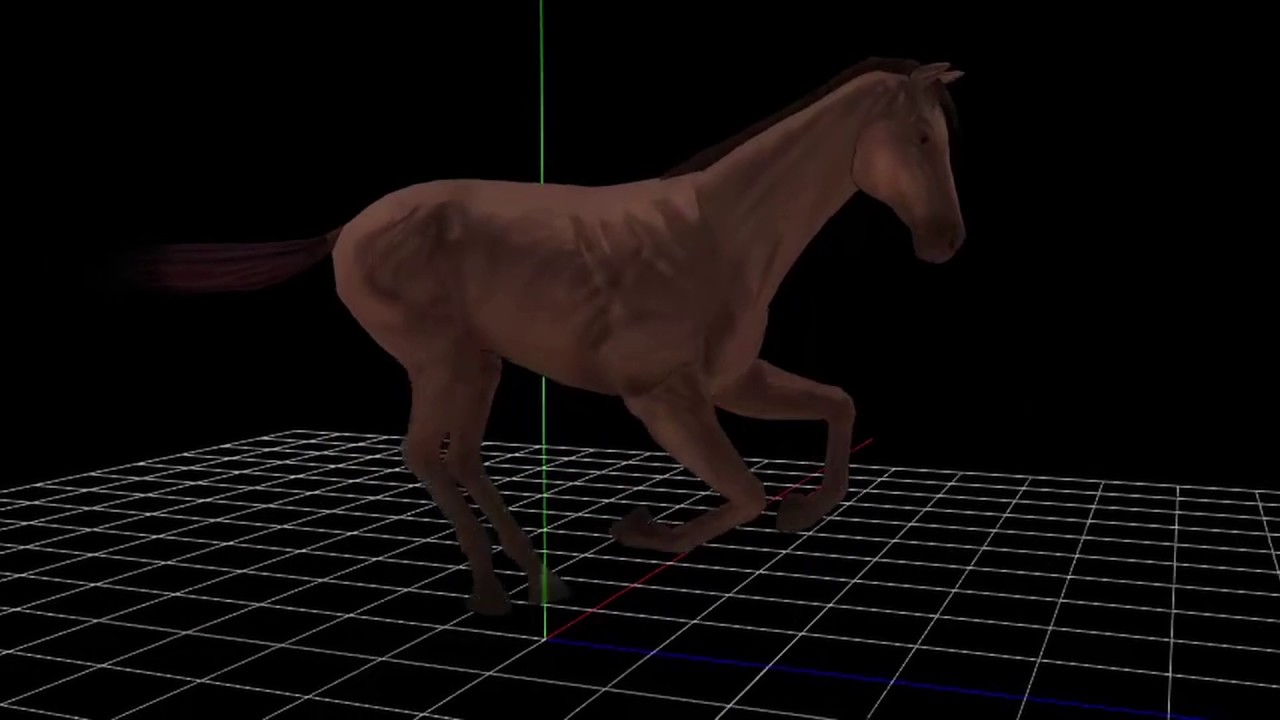 【MMD】Horse Galloping - YouTube