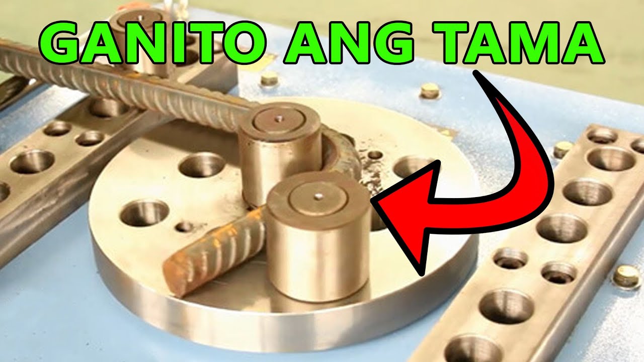 Alamin ang tamang hook at pag-bend ng bakal. - YouTube