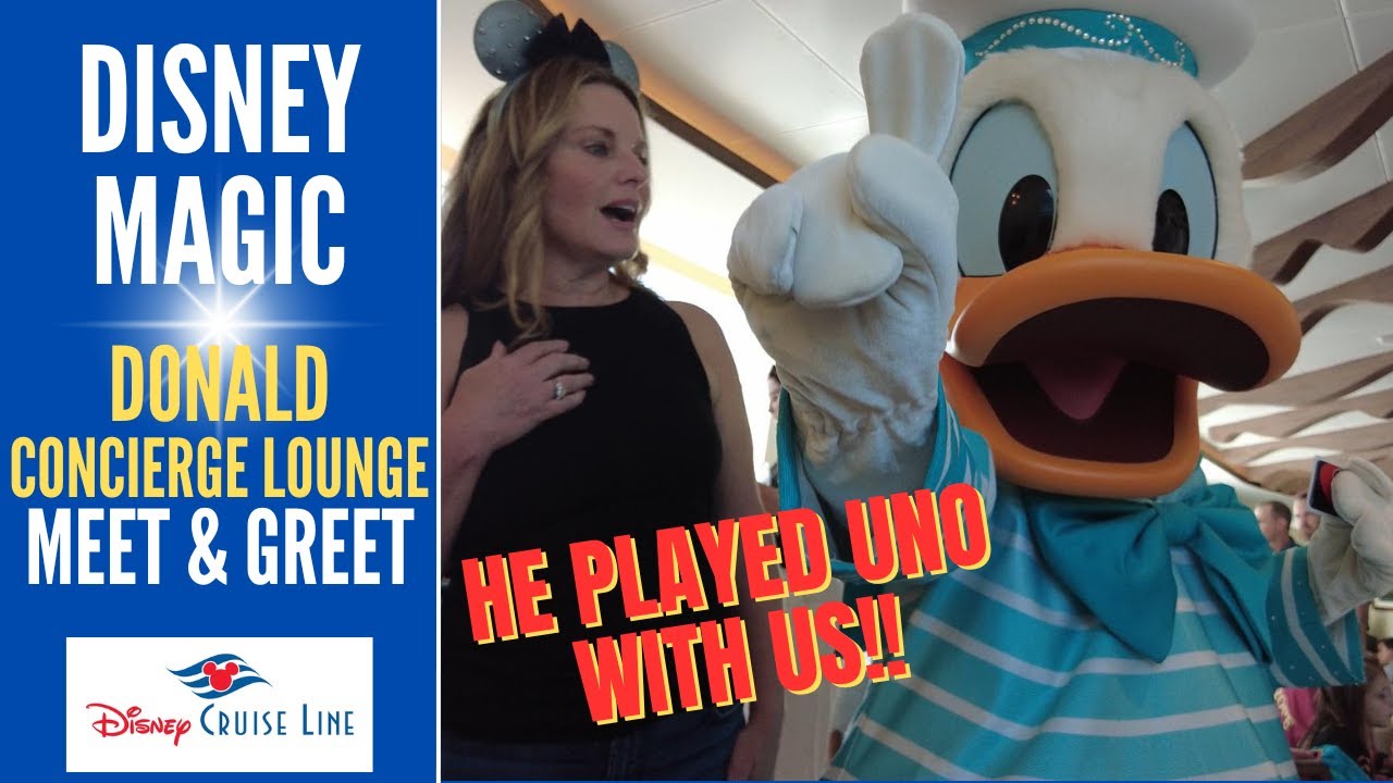 Disney Magic Concierge Club PRIVATE Character Meet & Greet With DONALD ...