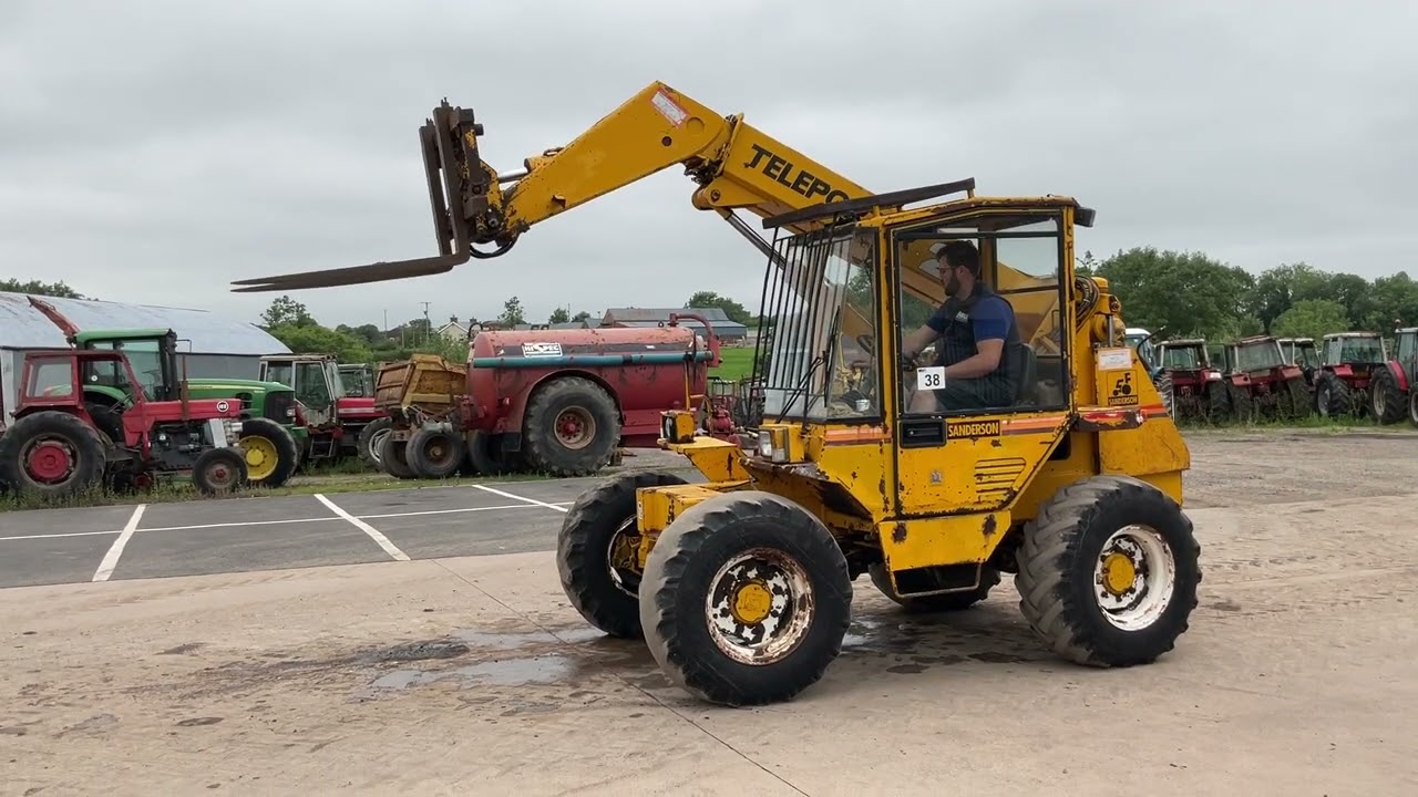 Lot 38 SANDERSON T2-6 6m TELESCOPIC FORKLIFT - YouTube