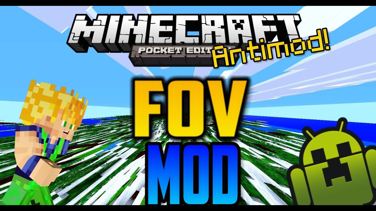 FOV MOD - MINECRAFT PE 0.11.0 - TIPS - YouTube