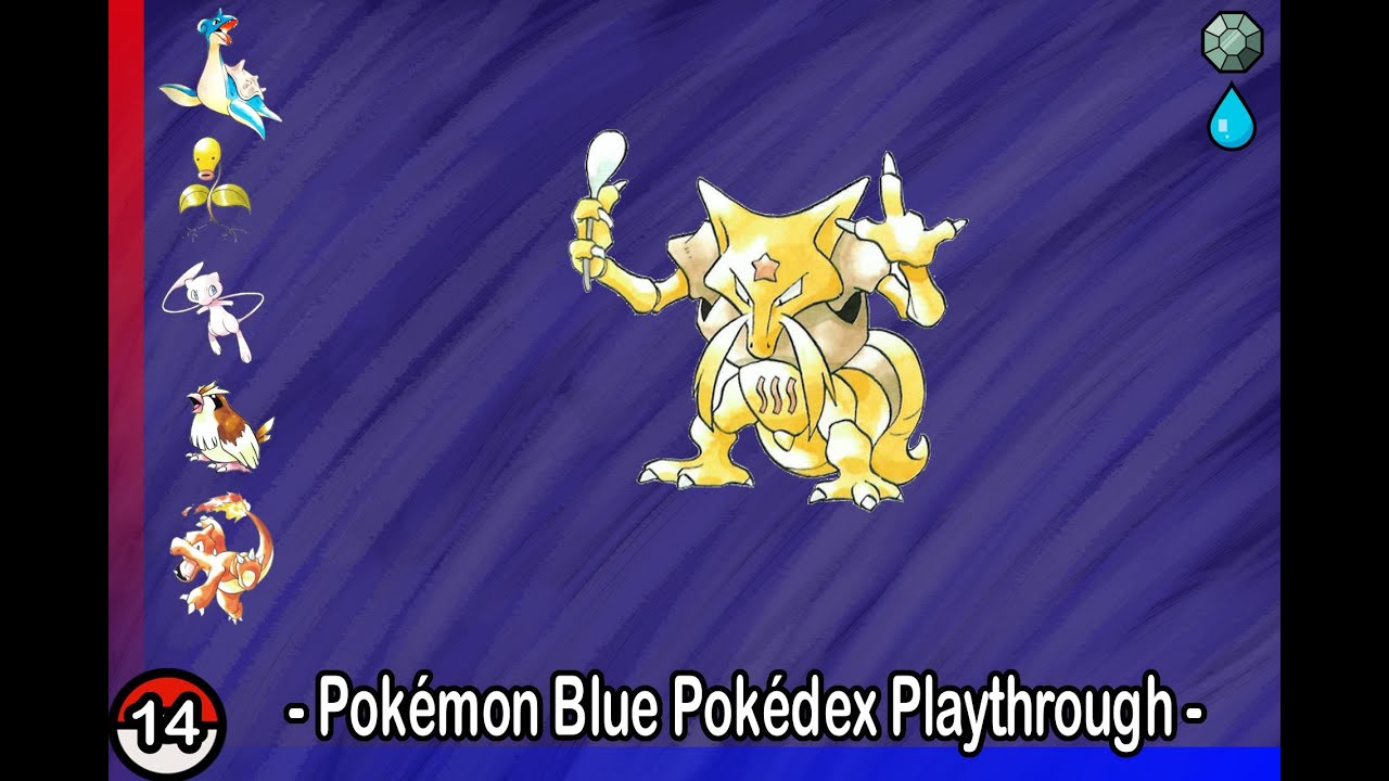 Pokémon Blue - Pokédex Playthrough - Part 14 - YouTube