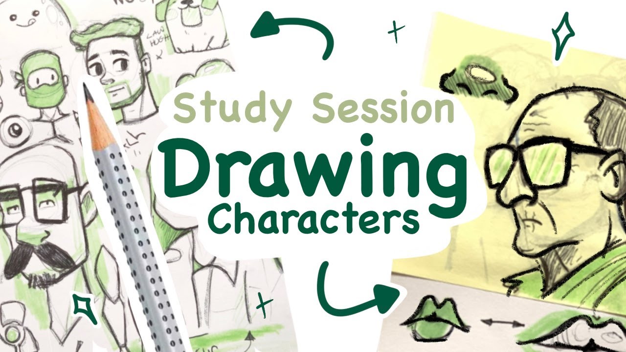 Study Session // Drawing Characters !! - YouTube