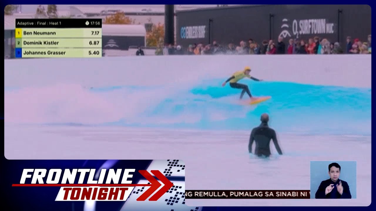 Blind surfer sa Germany, target maka-gold sa 2028 Paralympics ...