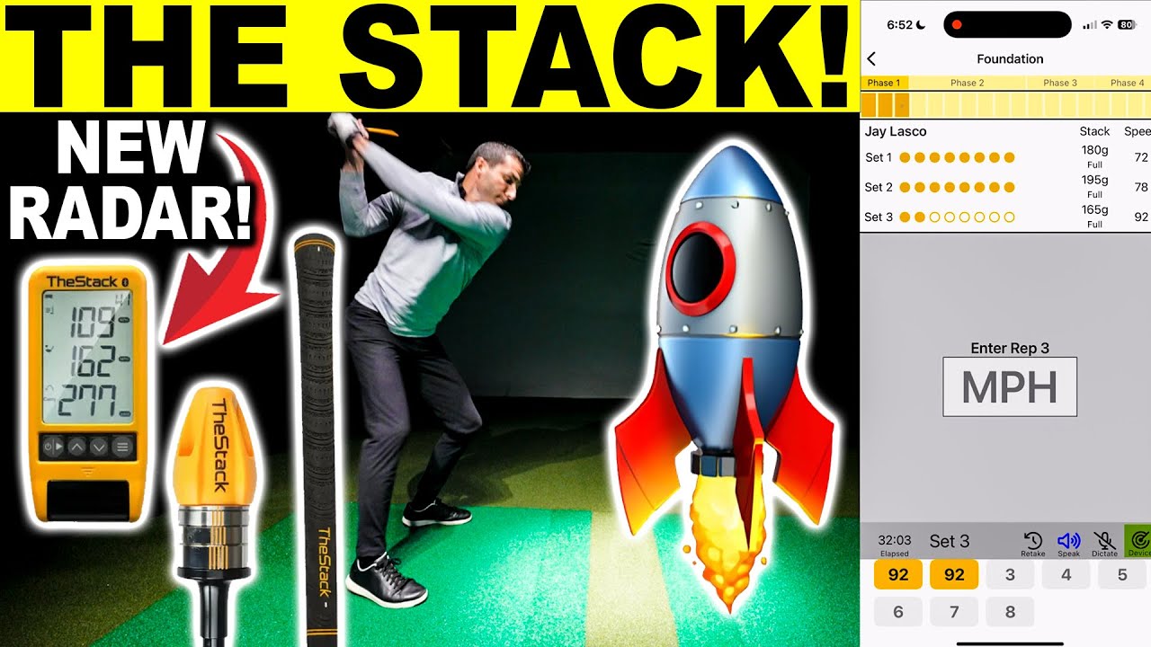 Stack Speed System Review! NEW Golf Radar, Setup, Demo & More! - YouTube