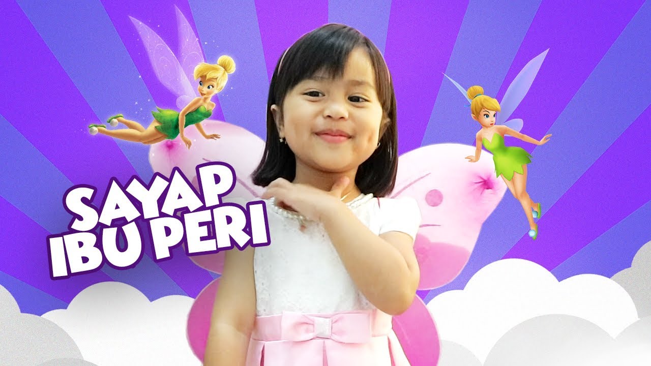 Dede Senja jadi Kupu-Kupu | UNBOXING Mainan Sayap Peri -fairy wings - YouTube
