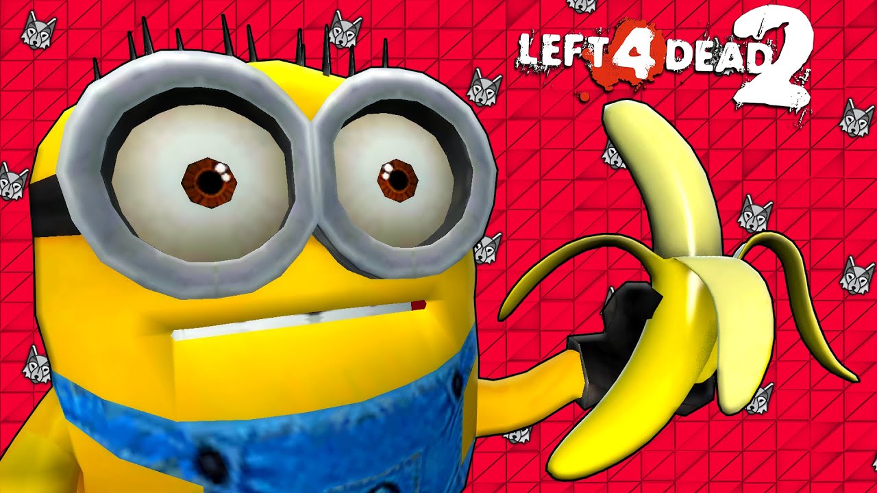 Minions Zombies: The Gru Flu Hits, BANANA, Facebook Memes! (Left 4 Dead ...
