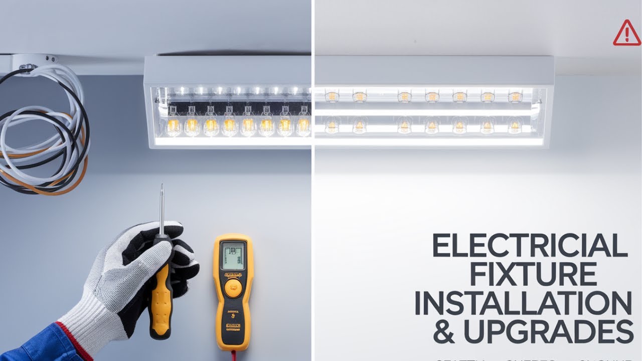 How to safely Install and Upgrade Electrical Fixtures - YouTube