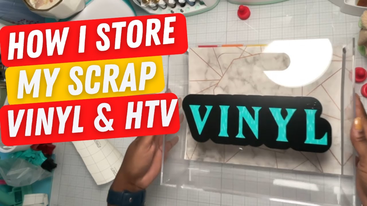 DIY Scrap Vinyl and HTV Storage - YouTube
