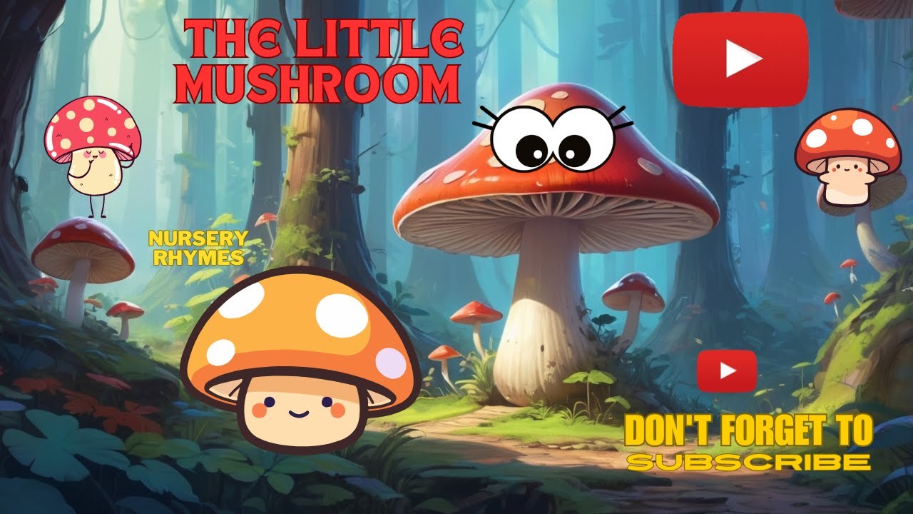 Little Mushroom Nursery Rhymes for Kids | kids Song | # ...
