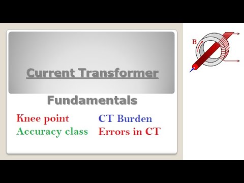 Current Transformer Basics - Accuracy Class; Burden; Knee Point; CT ...