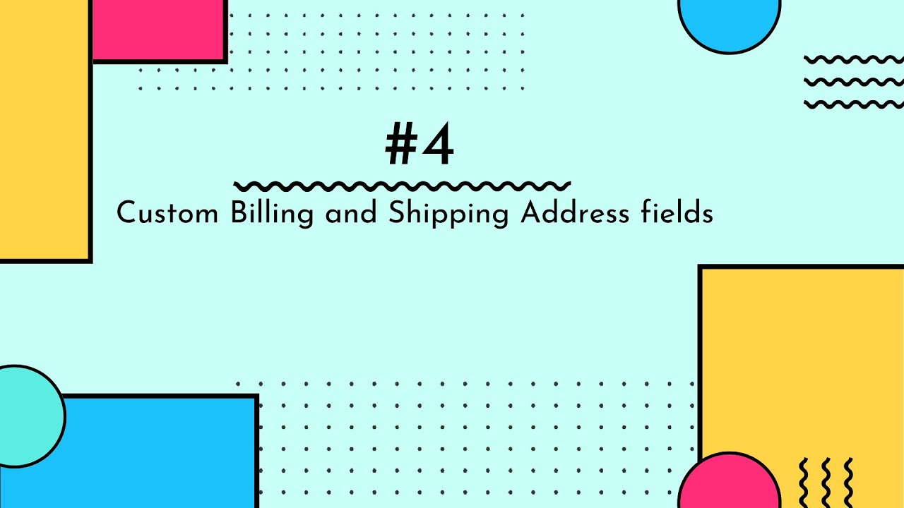 How to custom billing and shipping address in custom checkout screen ...