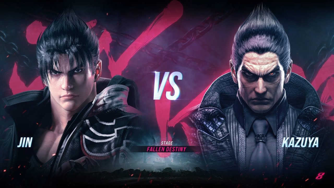 Tekken 8 | Jin vs. Kazuya | Fallen Destiny | Jan. 29th 2024 - YouTube