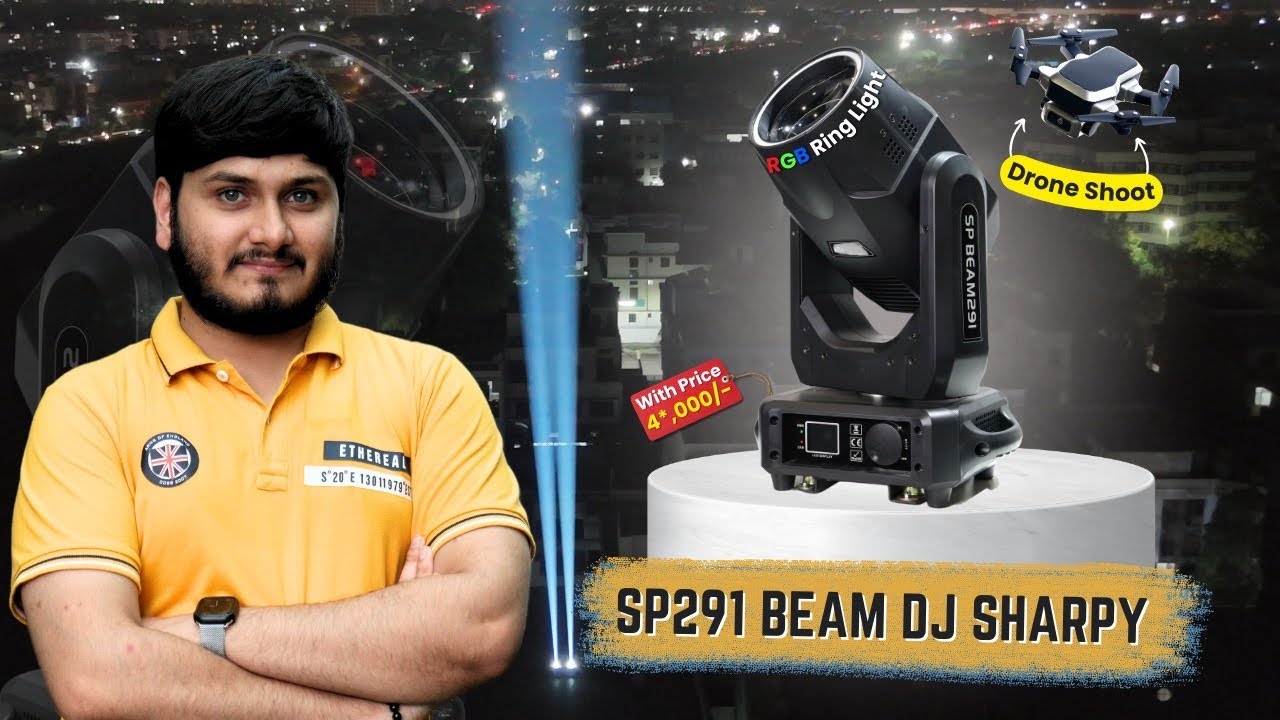 Ring Light वाली तूफ़ान DJ Sharpy 3 Laser Prisms के साथ मात्र 45000रू ...
