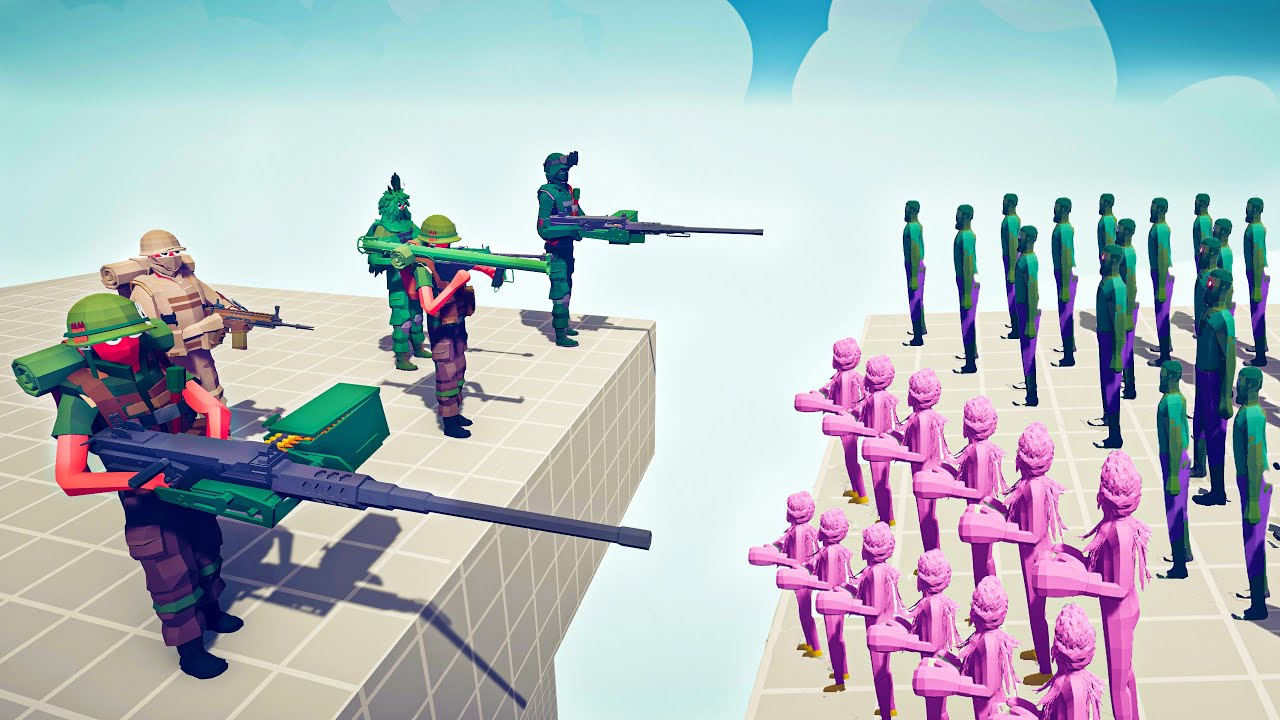 U.S. ARMY SOLDIER vs 100x UNITS - 🔥Totally Accurate Battle Simulator ...