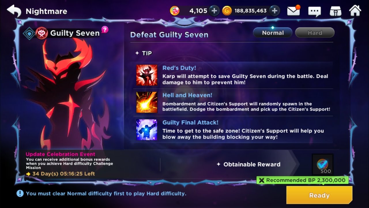 Grand Chase - Nightmare Guilty Seven - YouTube