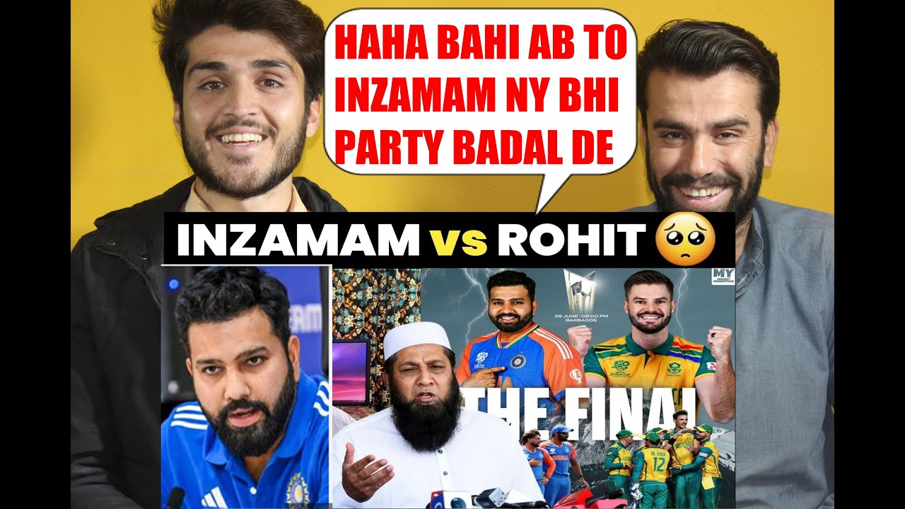 ROHIT SHARMA KA WORLD CUP JEETNY PAR INZAMAM B ROHIT SHARMA KI TAREEF ...