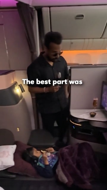 Sharing our calm, cozy flight experience that felt just perfectly ...