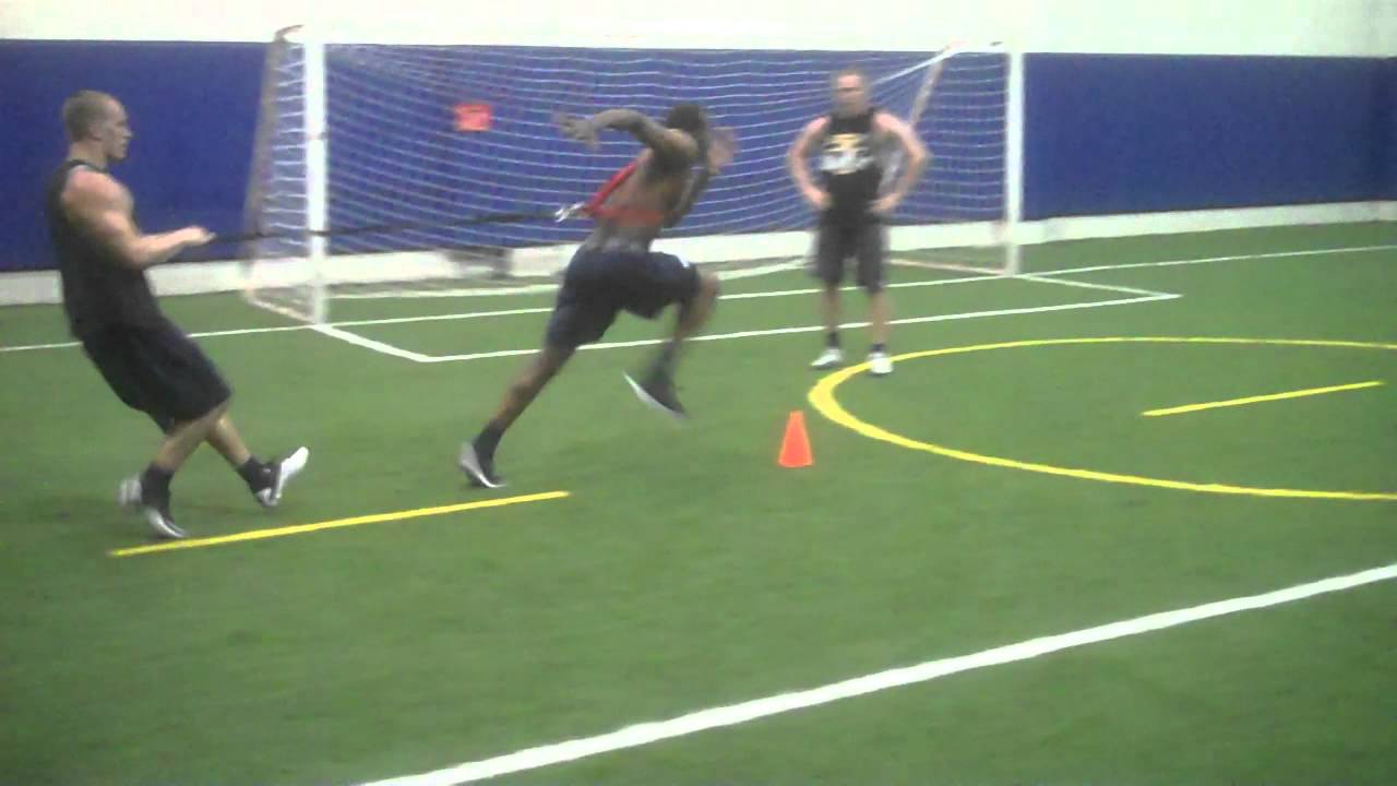 KEY 2 SPORTS TRAINING: HARNESS SPRINT WORK - YouTube