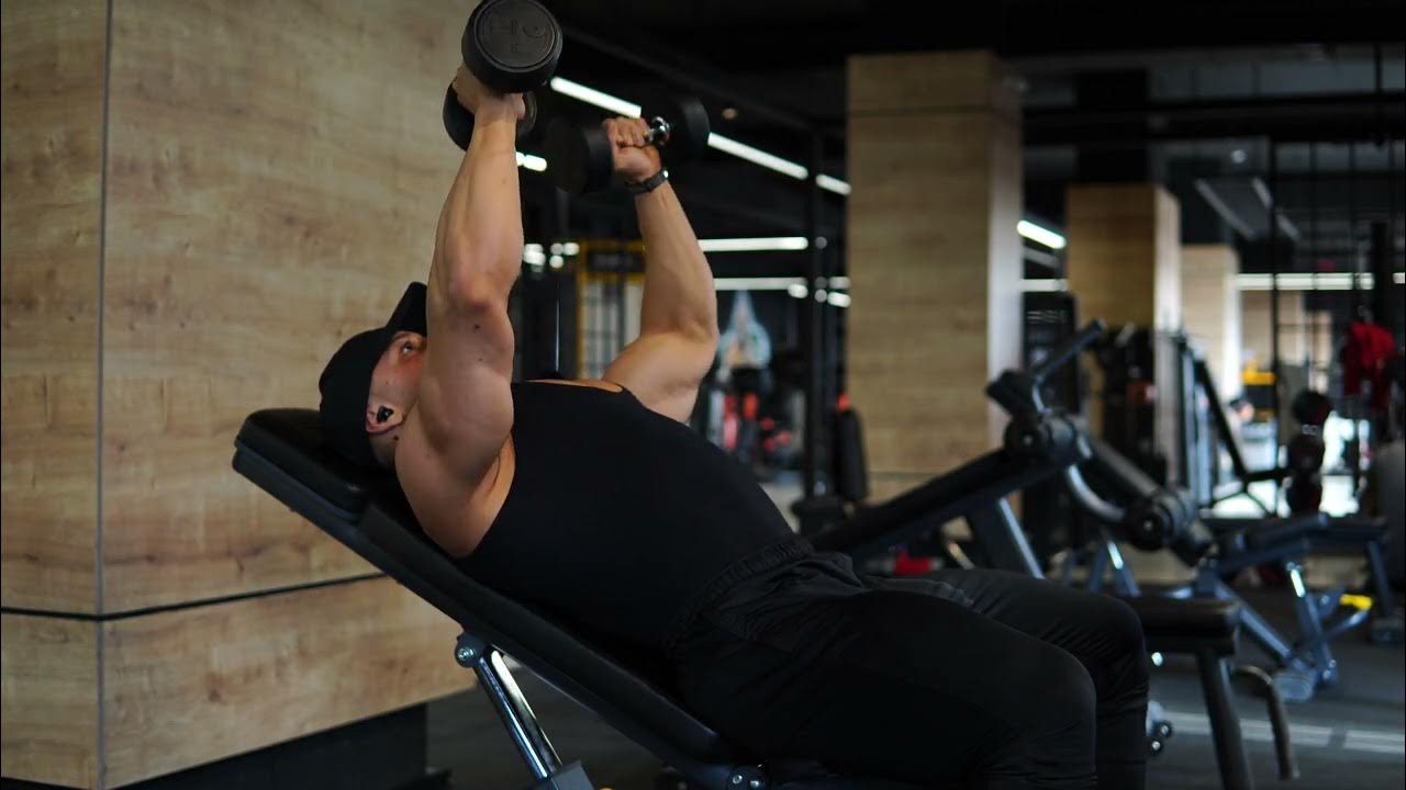 بنج بريس اعلى بالدمبلص ملتوي Inclined Db Chest Press Twisting Youtube