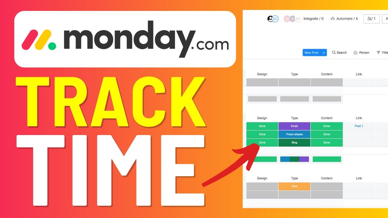 How to TrackTime on Monday.com | EASY! - YouTube
