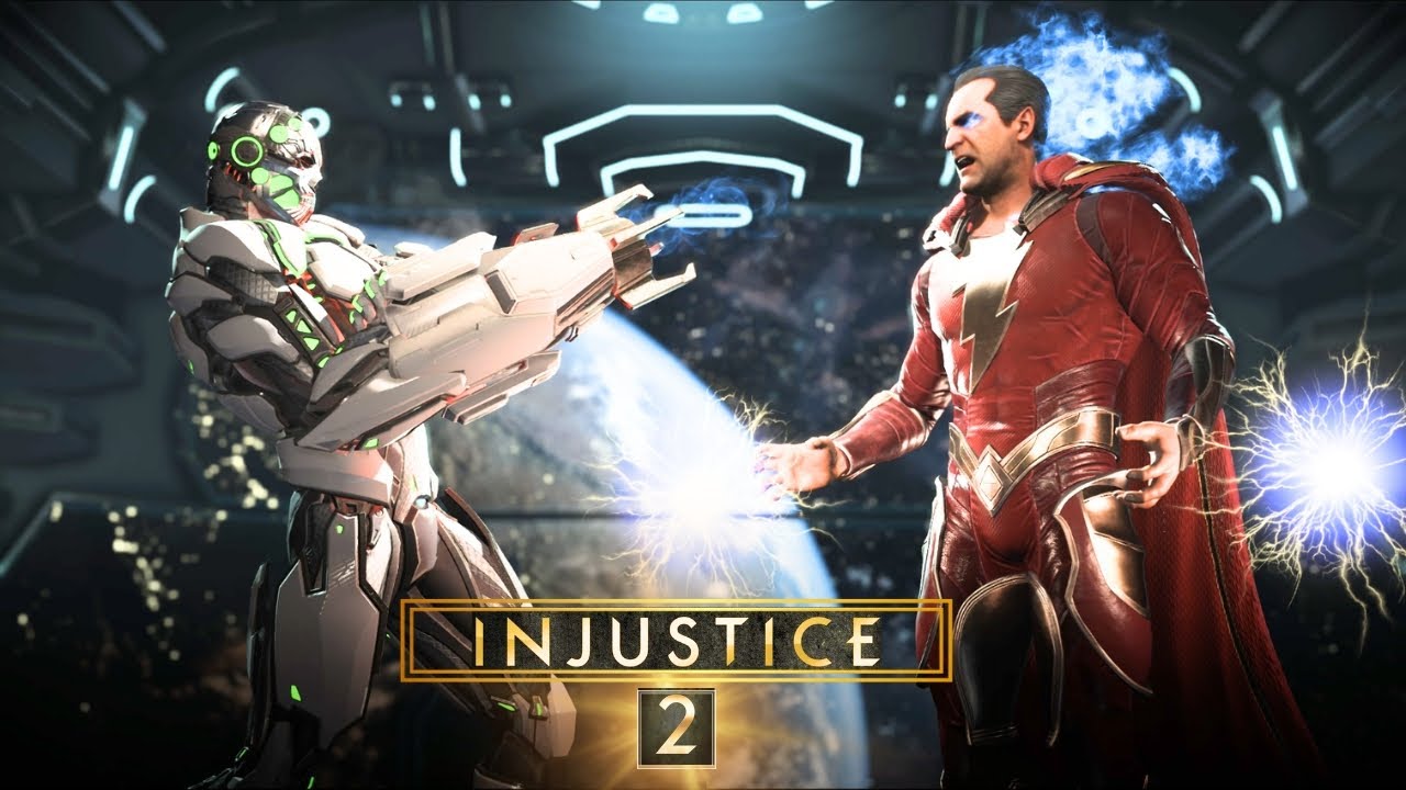 Injustice 2 - Grid Vs. Black Adam - YouTube