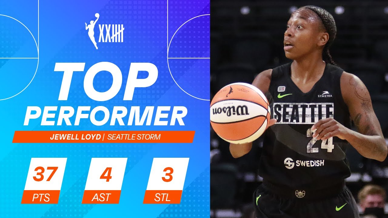 Jewell Loyd Erupts For Career High 37 Points In Storm win (September 17 ...