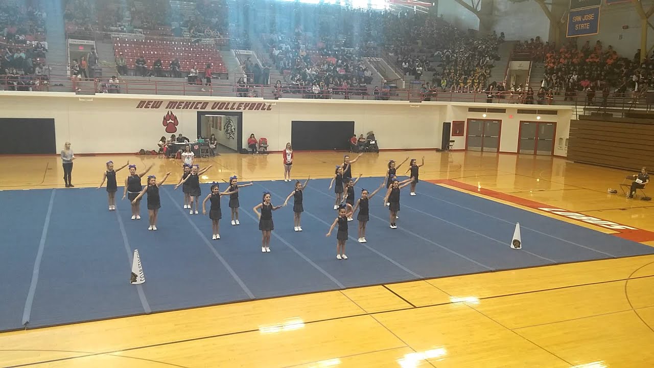 Nina Otero cheer competition @UNM 3/7/15 - YouTube