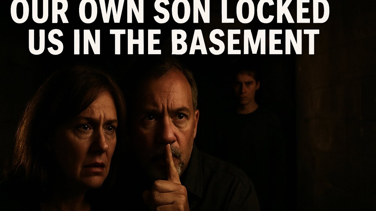 Our own son locked us in the basementBut my husband whispered Quiet I ...
