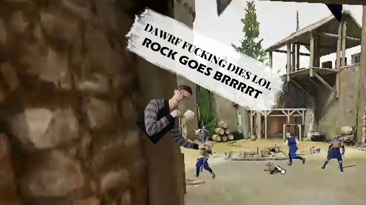 MORDHAU- MIDGET F@!KIN DIES BY BIG ROCK - YouTube