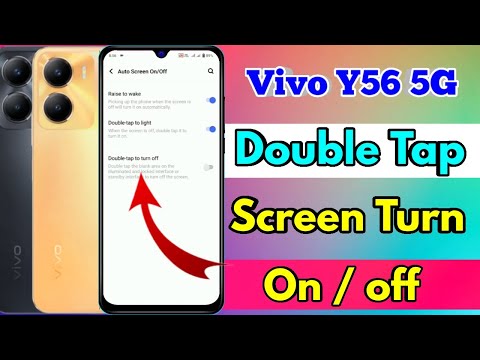 vivo y56 5g double tap screen on off | vivo y56 5g double tap setting