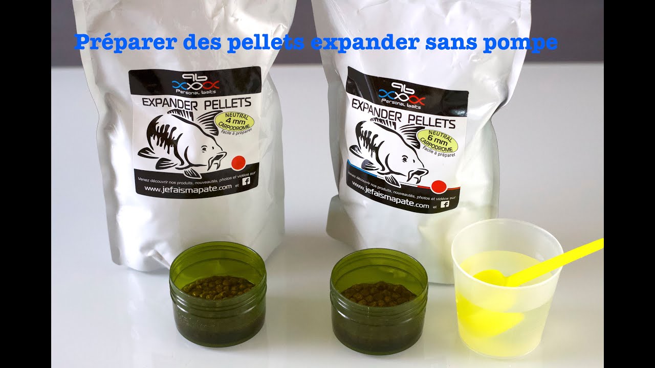 Préparer des pellets expander sans pompe - YouTube