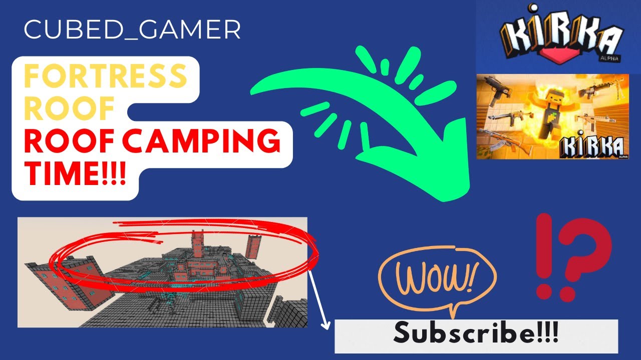 Fortress Map Roof | kirka.io - YouTube