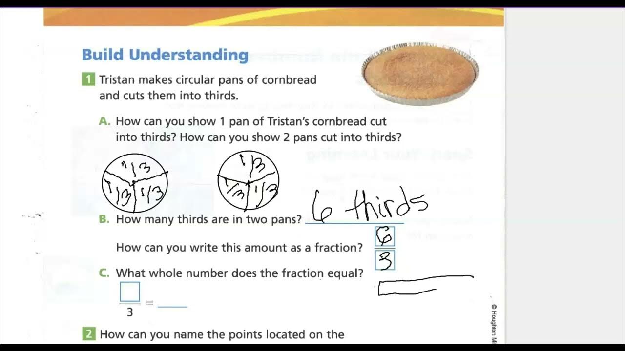 3rd Grade Into Math L 13.5 Express Whole Numbers as Fractions - YouTube