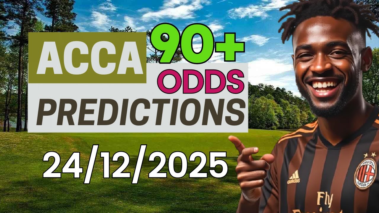 FOOTBALL PREDICTIONS TODAY 24-12-2025 | Soccer Predictions Today # ...