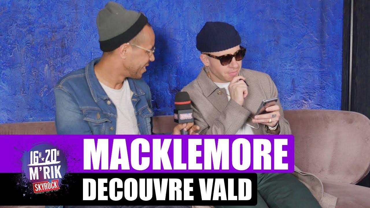 Exclu Skyrock : Mrik fait découvrir Vald à Macklemore - YouTube