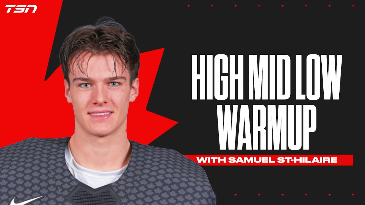 Samuel St-Hilaire teaches high-mid-low warmup | Team Canada Skills ...