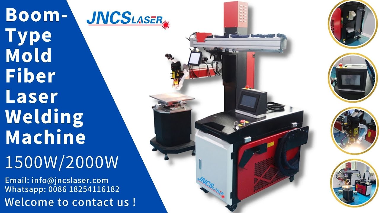 how to use 1500W Boom-Type Mold Fiber Laser Welding Machine for mold ...