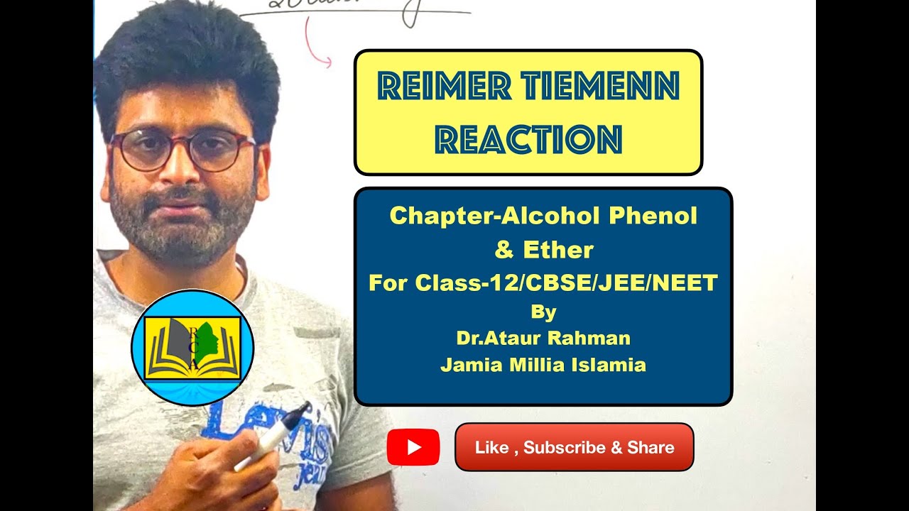08- Reimer Tiemann Reaction Mechanism || Class -12||Dr. Ataur Rahman ...