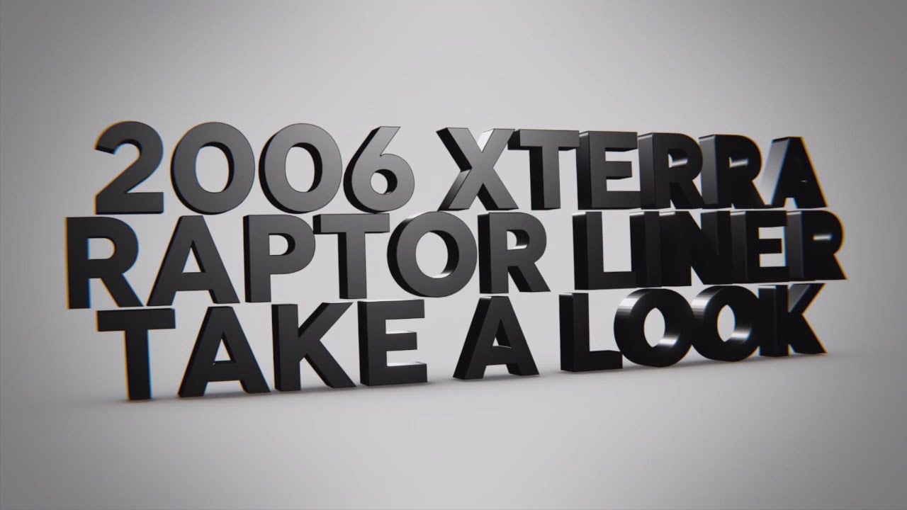 Raptor Liner Paint Job - YouTube
