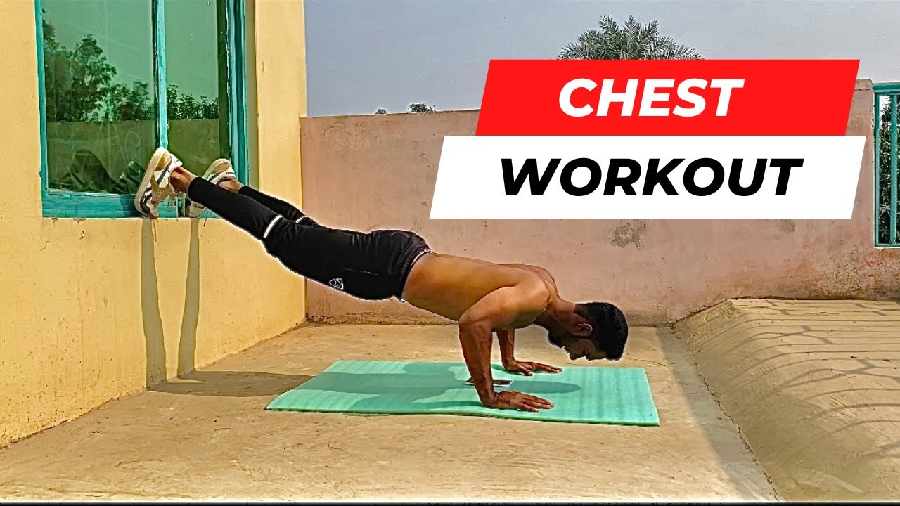 The Best At-Home Chest Workout (NO EQUIPMENT) - YouTube