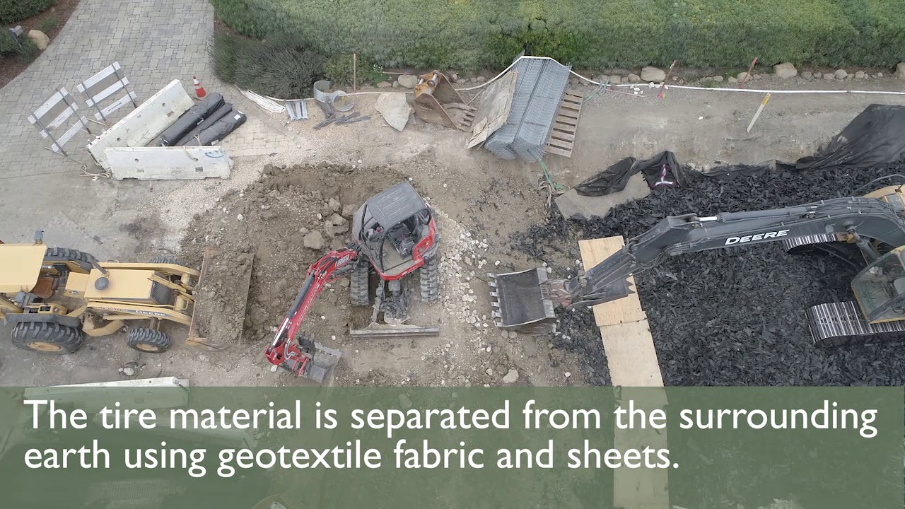 Ortega Ridge Road Tire Derived Aggregate Project - YouTube