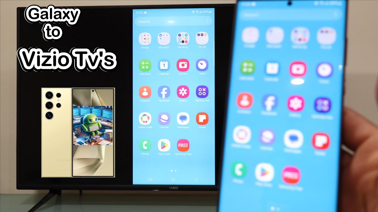 Vizio TV: How To Screen Mirror Your Samsung Galaxy Android Phone ...
