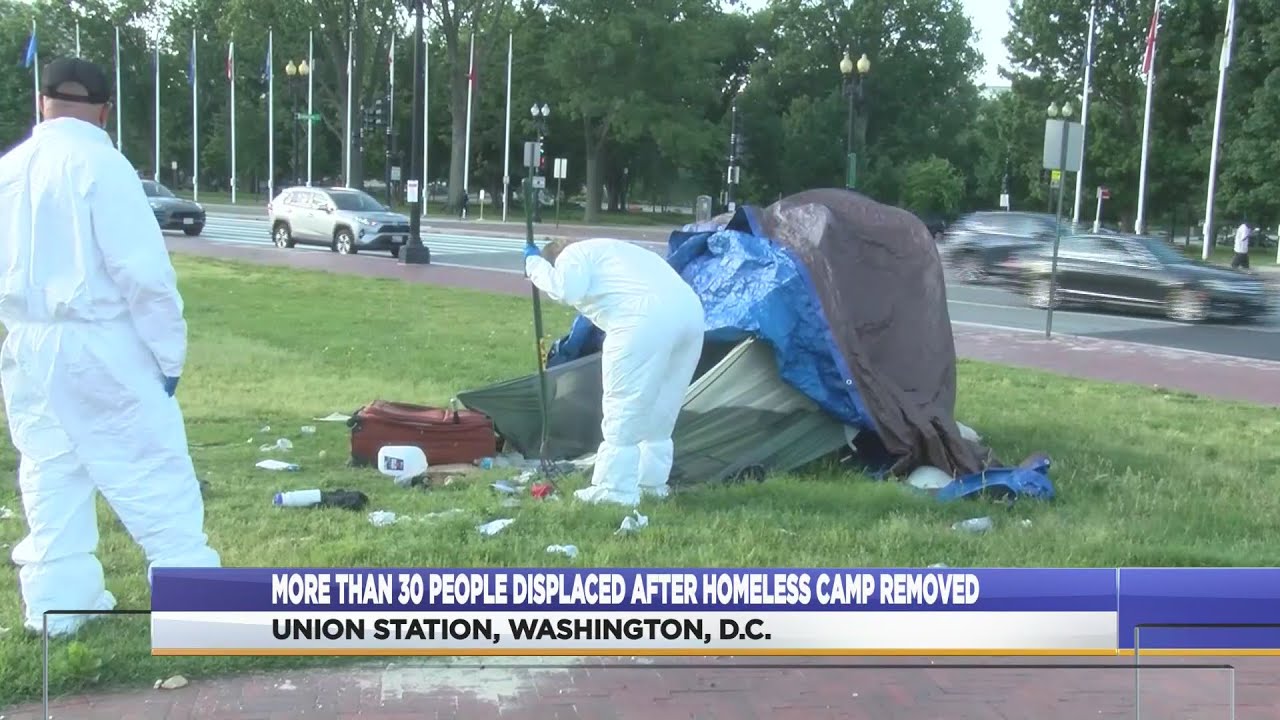 Over 30 people displaced after homeless encampment cleared from Union ...