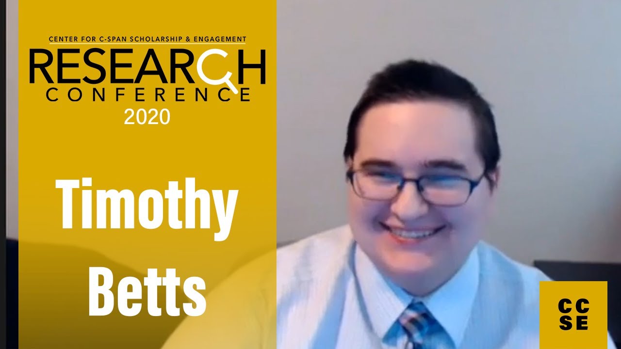 Timothy Betts Ccse Research Conference 2020 Youtube