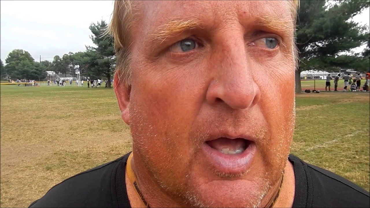 Hamilton West head football coach Tom Hoglen - YouTube