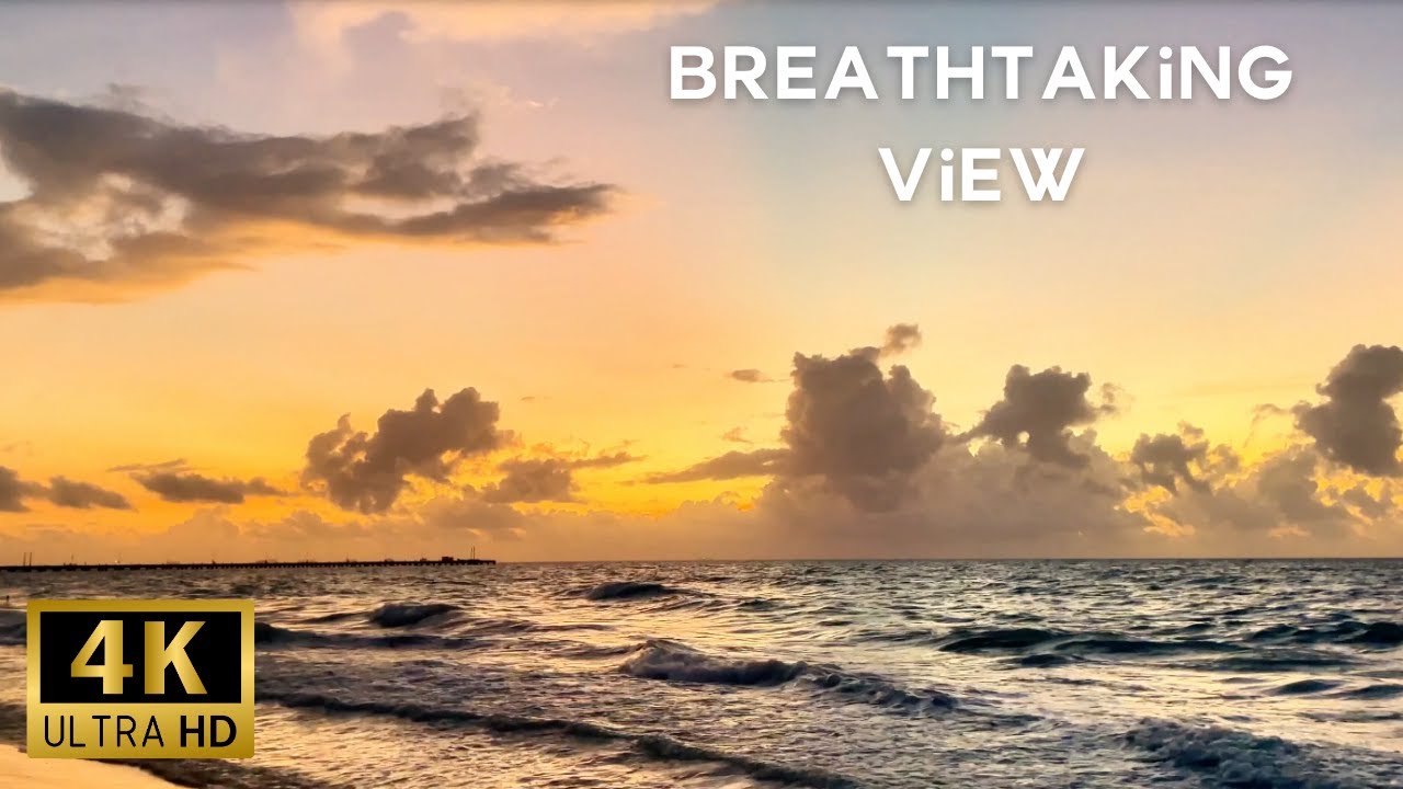 Relaxing Beach Views in 4K - 10+ Hours! Perfect for Relax, Yoga, Study ...