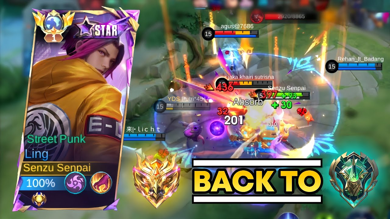 WHEN LING USER BACK TO EPIC AFTER SEASON & MEET NEW META HERO | LING ...