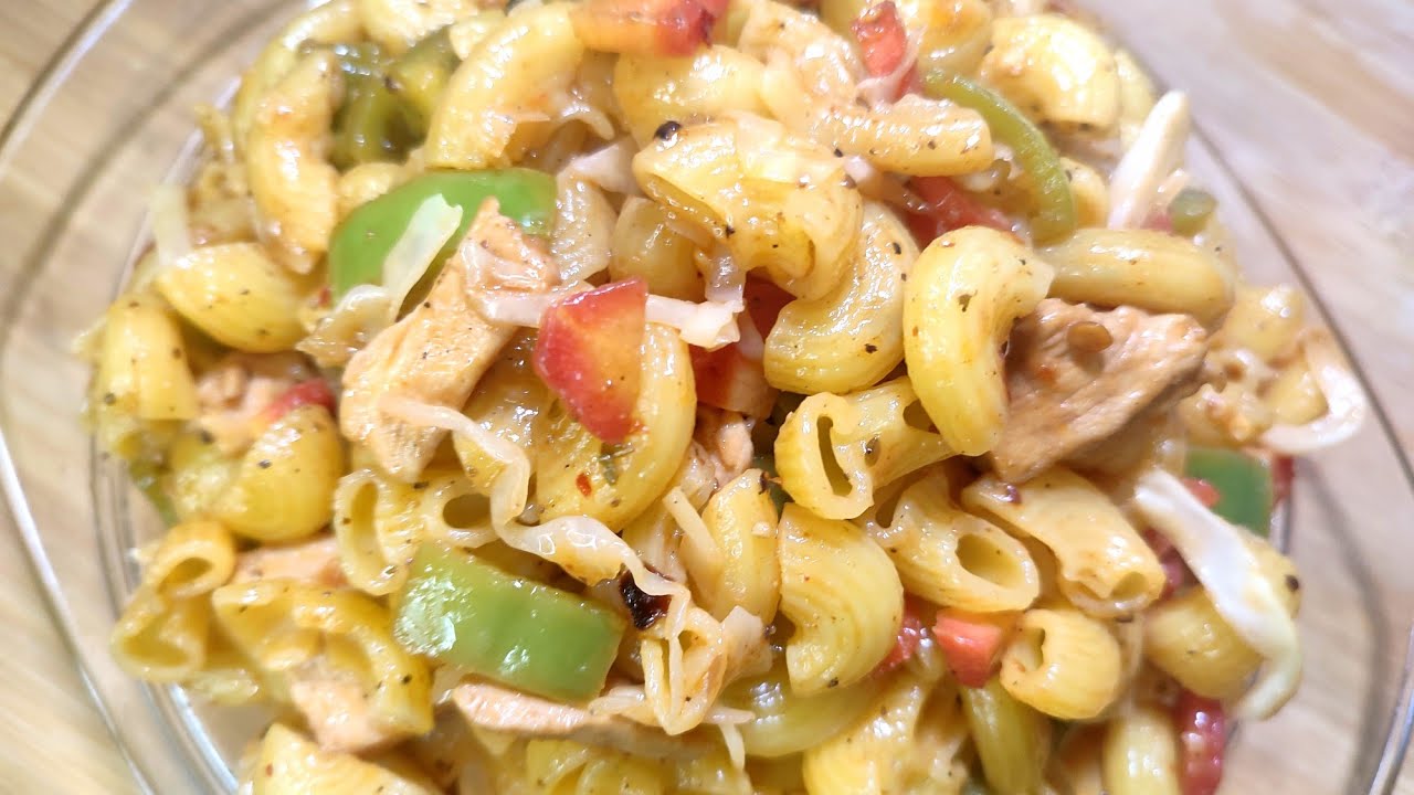 chicken and vegetables macaroni|delicious macroni pasta by ...